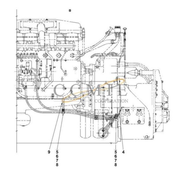 A41669.0300 fuel system TWD1031VE Kalmar reach stacker parts